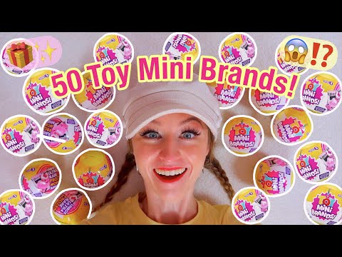 Unboxing 50 *NEW* Toy Mini Brands Series 3!!π±β¨ (FIDGETS, NEEDOH, PIGGY, MINI BOOKS?!π€―)