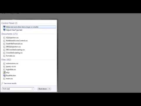 How to Increase Font Size on a PC : Computer Know-How