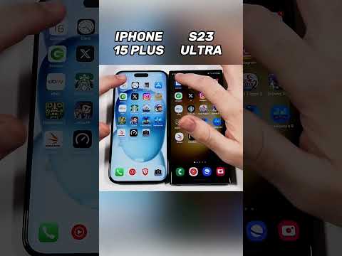 iPhone 15 Plus vs Samsung S23 Ultra ⚡ Mid-Range vs Premium💥 #shorts