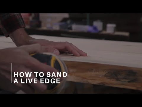 How to sand a live edge - Live Edge Timber Co.
