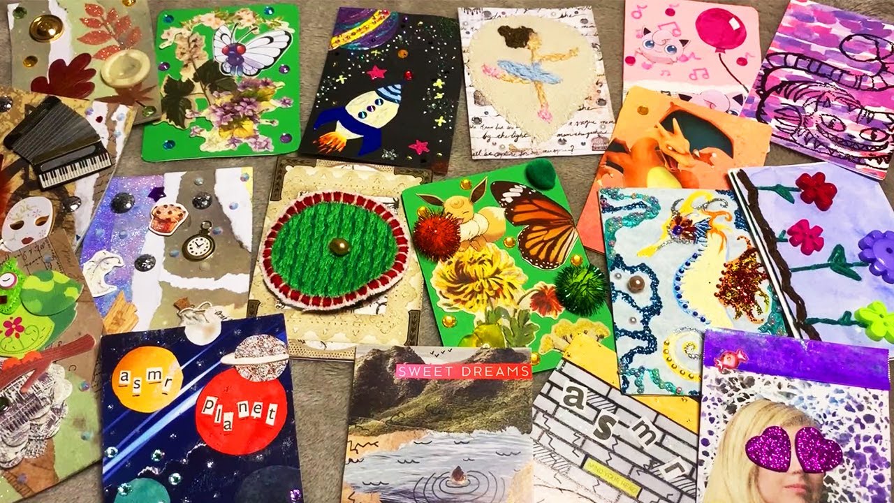 ASMR YouTube Trading Cards Opening (Whispered)