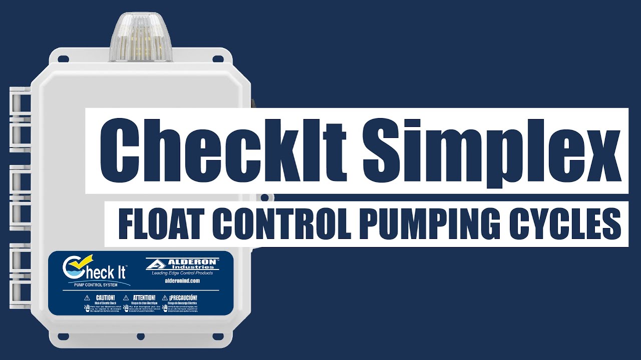 Check It Simplex Control Panel: Float Control Pumping Cycles