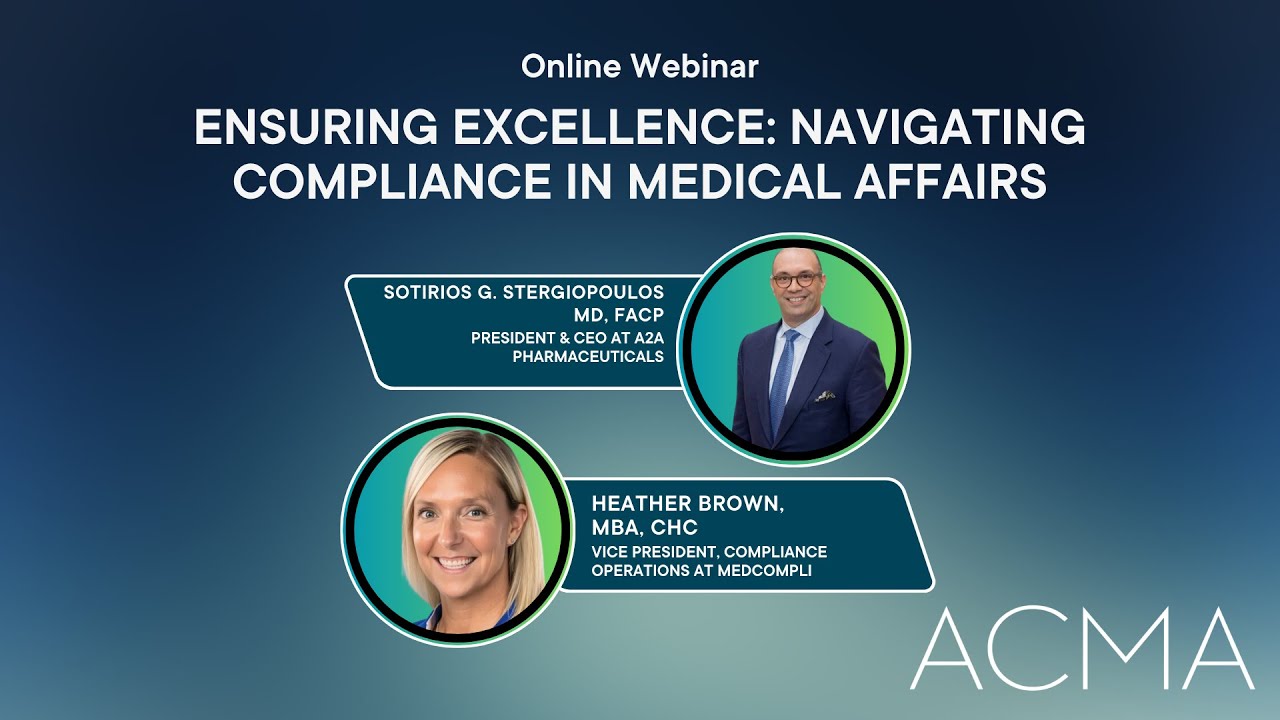 ACMA Webinars | Elevate Your Medical Affairs Skills