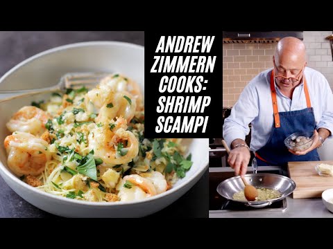 Andrew Zimmern Cooks: Shrimp Scampi
