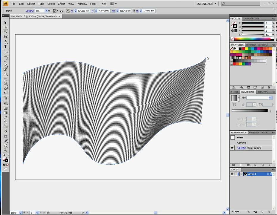illustrator CS4 ''Line Art'' tutorial