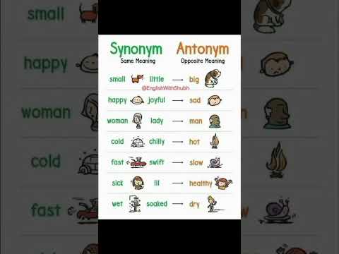 Vocabulary Boost: Learn Synonyms & Antonyms for English Language Success | Enhance Your Vocabulary