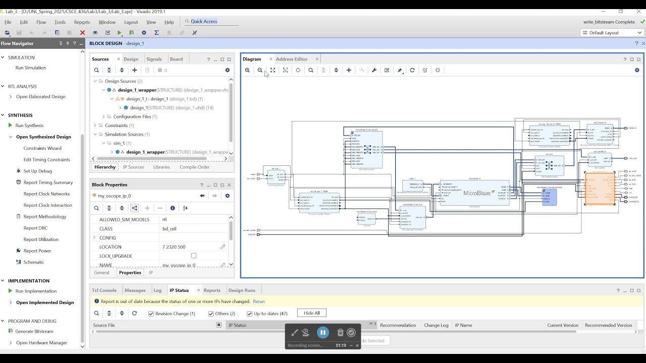 CSCE-436 Advanced Embedded Systems: Lab 3 Gate Check 1