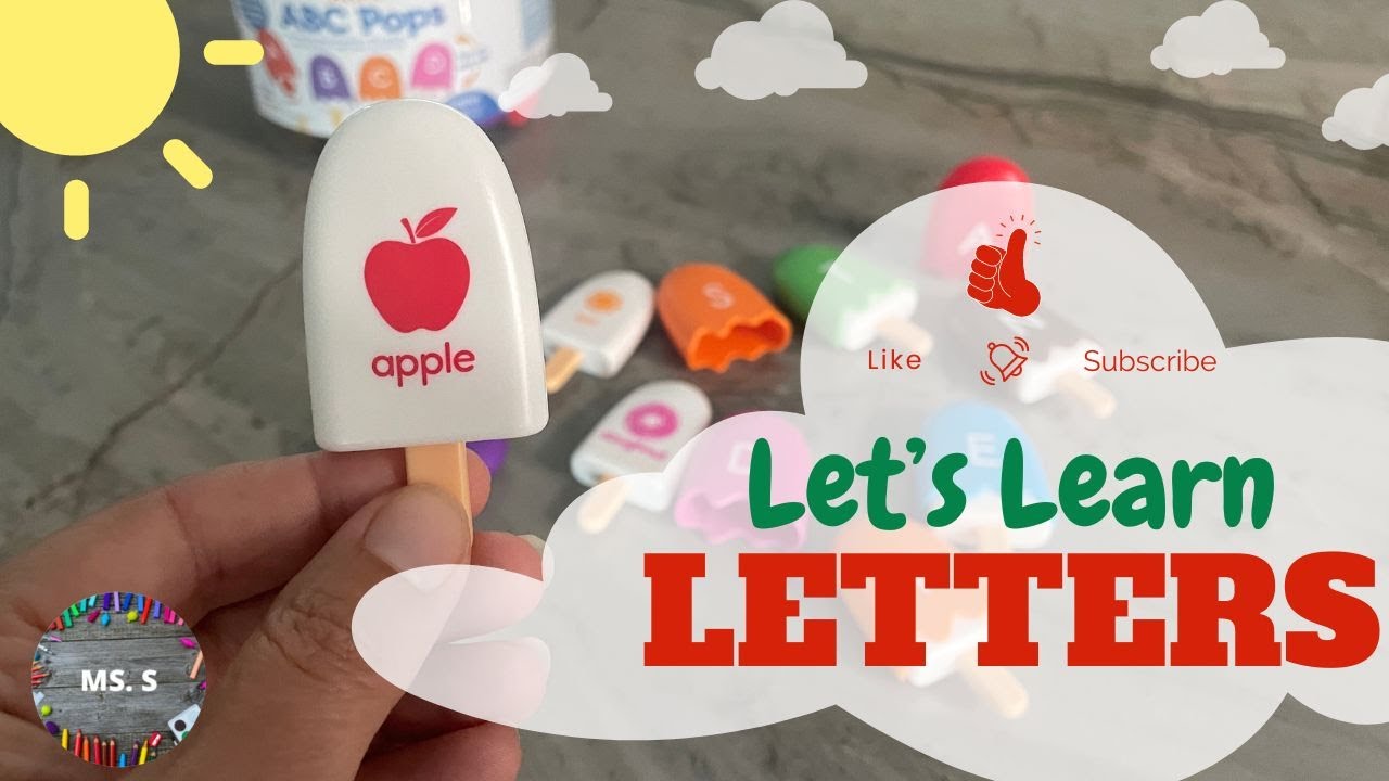 Learn Letters!! ABC Popsicles! | Ms S