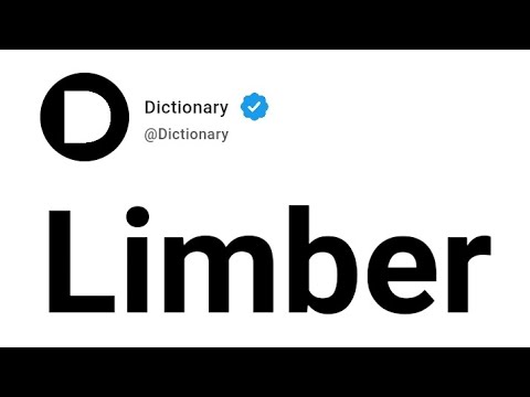Limber Meaning In English