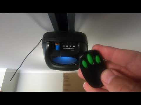 Programming Steel Line Garage Door Opener Remote Control - Programming a ST50EVOB/C Garage Door