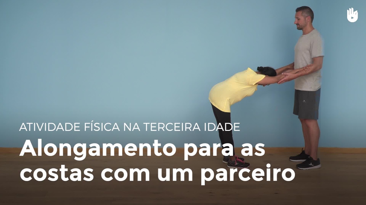 Alongamento para as costas com um parceiro - Atividade Física na ...