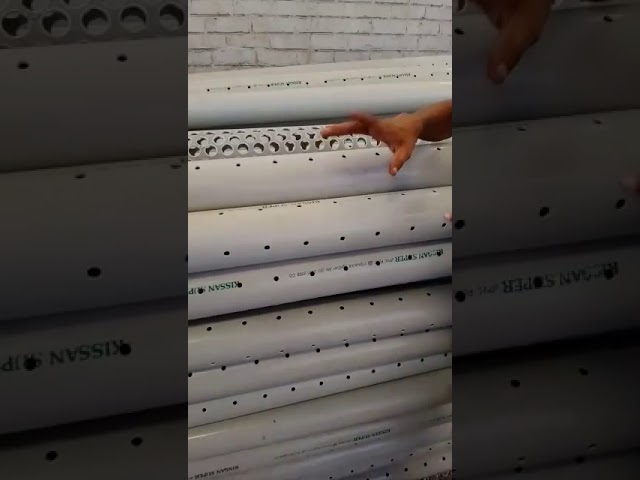 Perforated PVC Pipes - 7 inch Perforated PVC Pipe Manufacturer from ...
