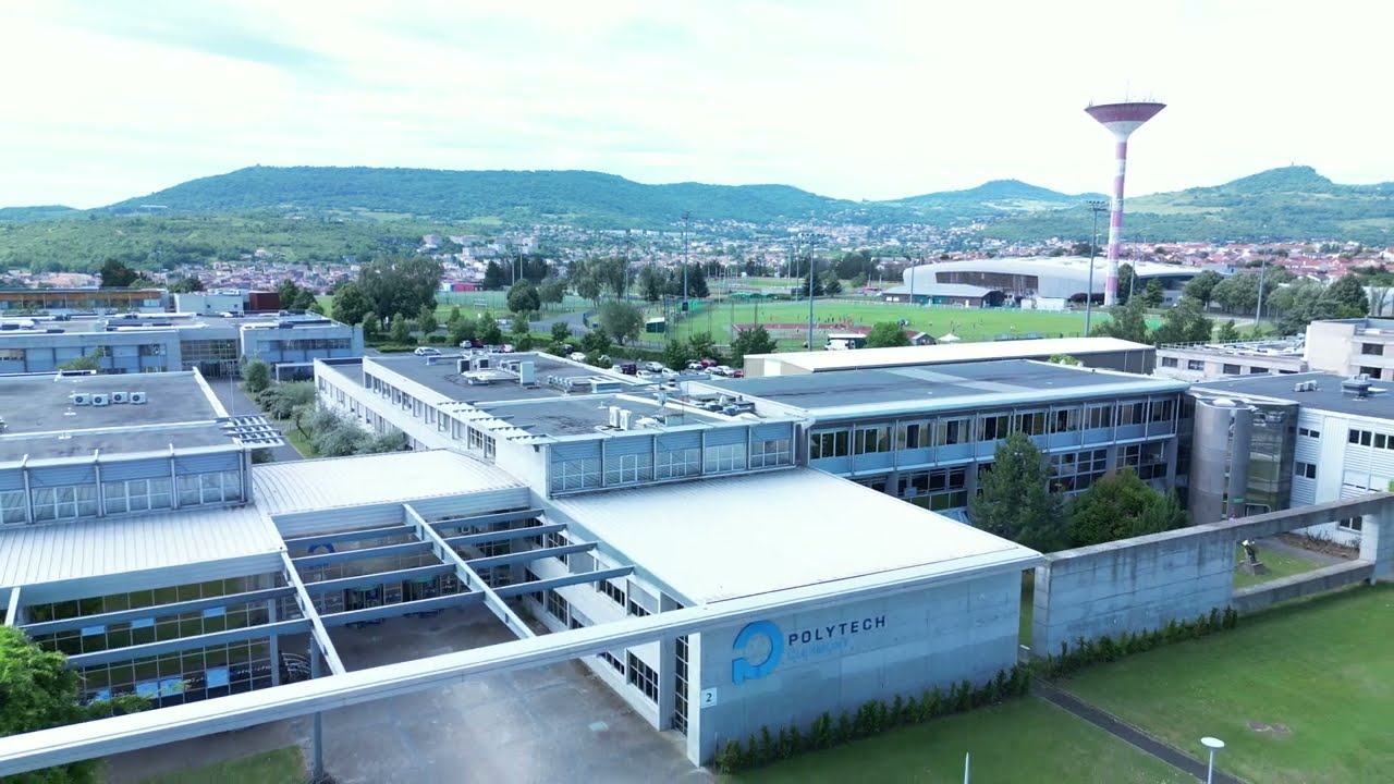 Polytech Clermont vue du ciel