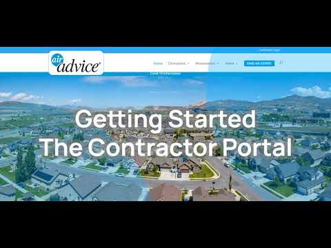 Getting Started with the Contractor Portal