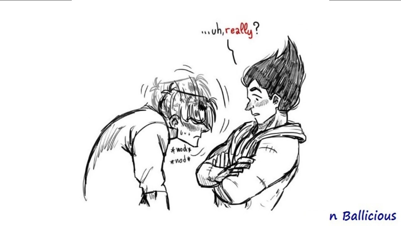Boy Talk || Vegeta x Trunks Funny Comics