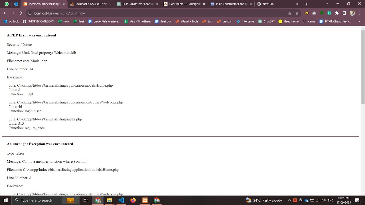 [Codeigniter] Error : Undefine property $db in Codeigniter |  PHPwala
