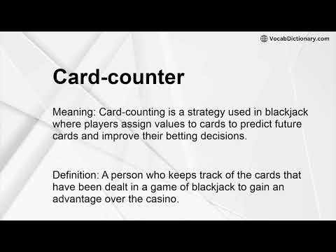 Card-counter Meaning