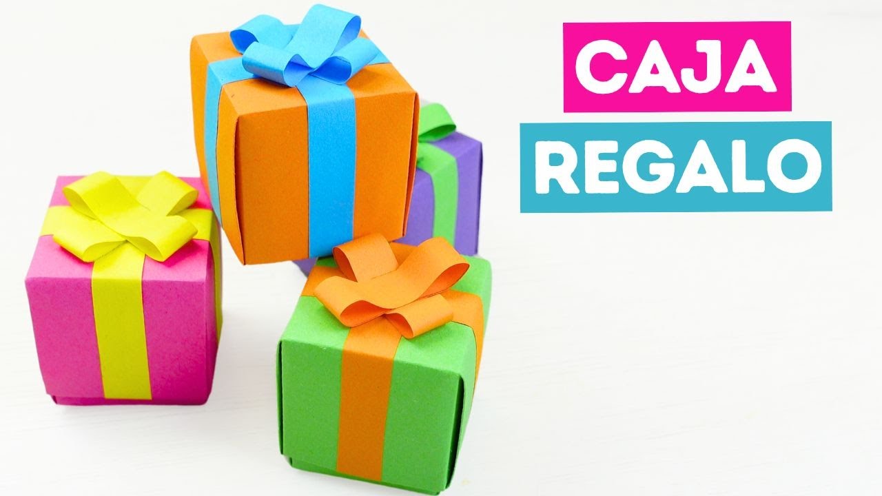 🎁 Cómo hacer una caja de papel para regalo muy fácil