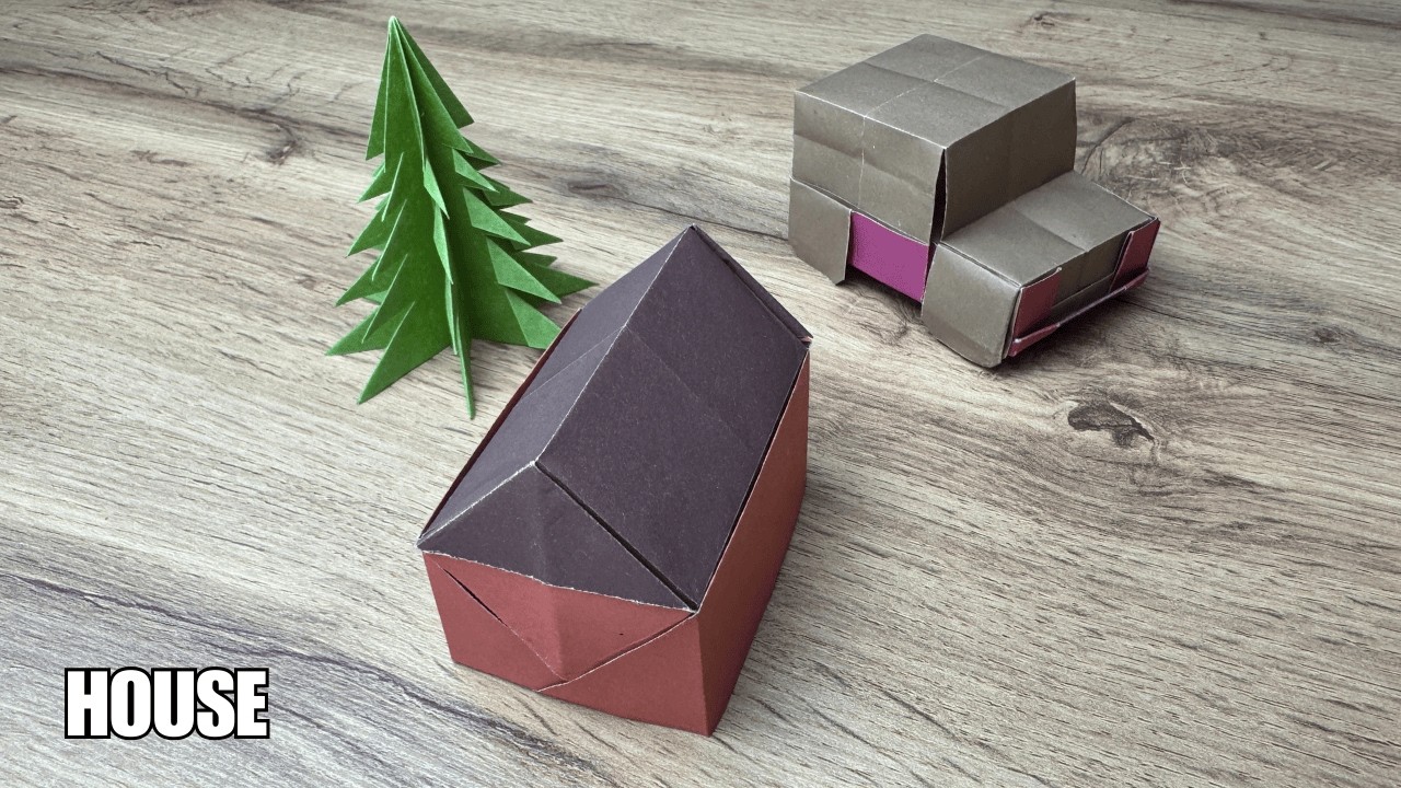 Build Your Own Paper House! 🏠 | Origami Tutorial for Beginners