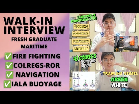 Common interview questions for Cadet (fresh graduate) | International Shipping Company | Preparation