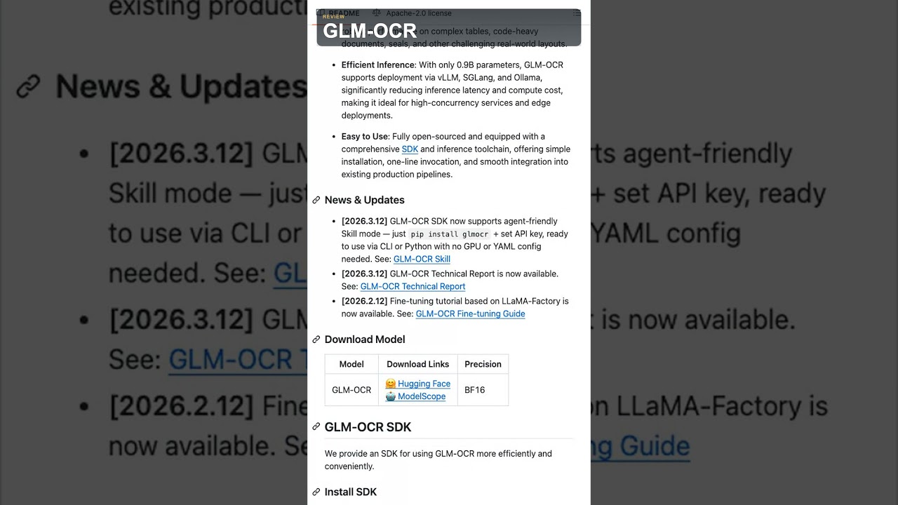 GLM-OCR: how to automate document processing #ocr #ai #github #opensource