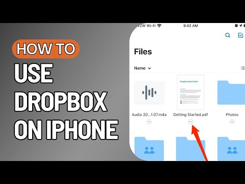 How To Use Dropbox App on iPhone