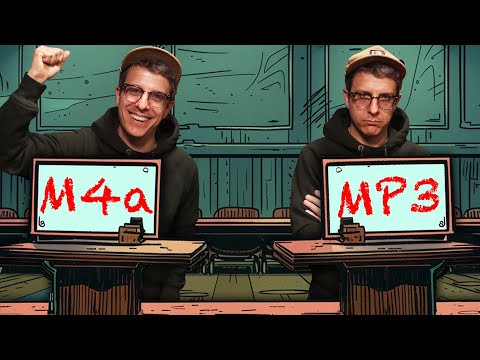 My Attempt to Compare MP3 vs M4a