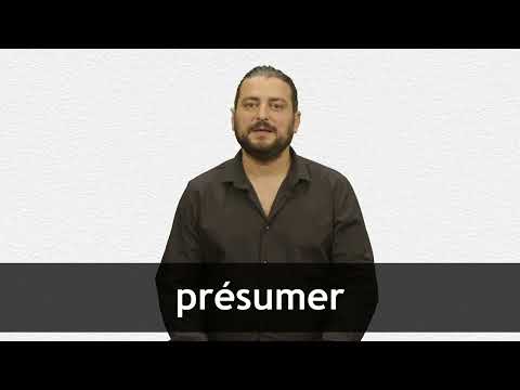 English Translation of “PRÉSUMER” | Collins French-English Dictionary