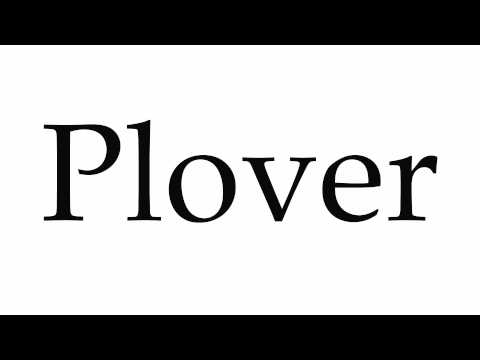 How to Pronounce Plover