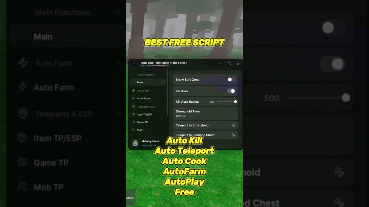 99 Nights in the Forest🌳 Best Free Script 💯