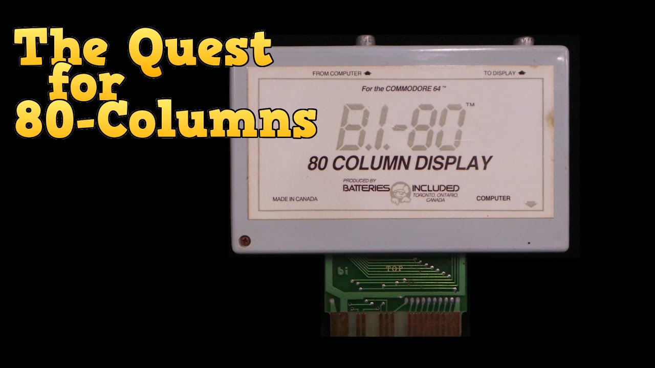 40 Columns on the Commodore VIC-20 - Discussions - Retro Computing
