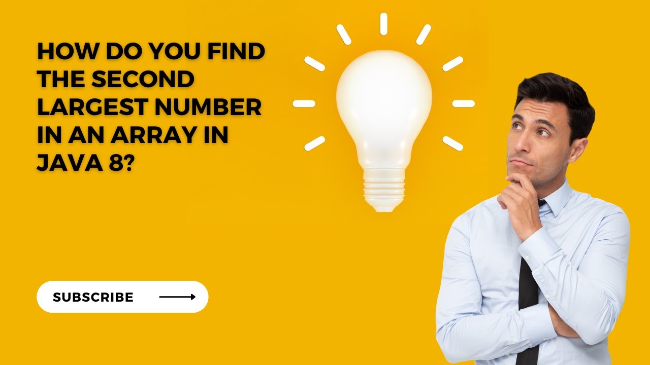 Find second largest number from Array using java8?