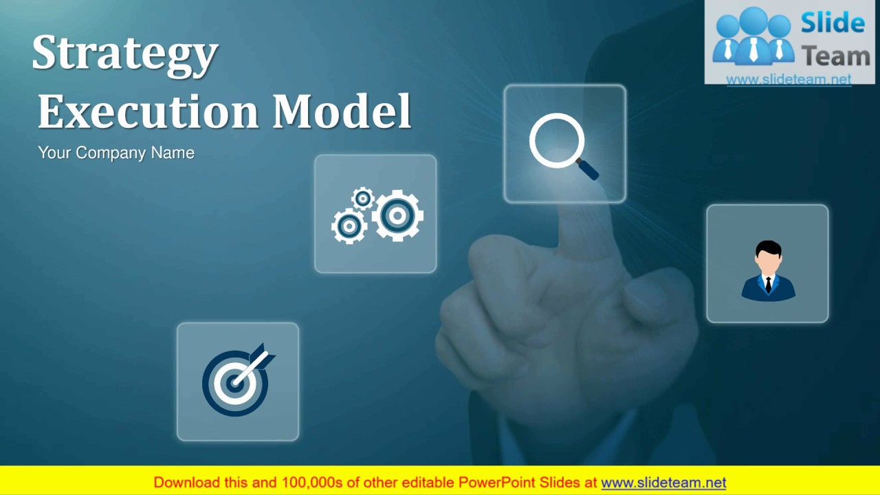 Strategy Execution Model PowerPoint Presentation Slides