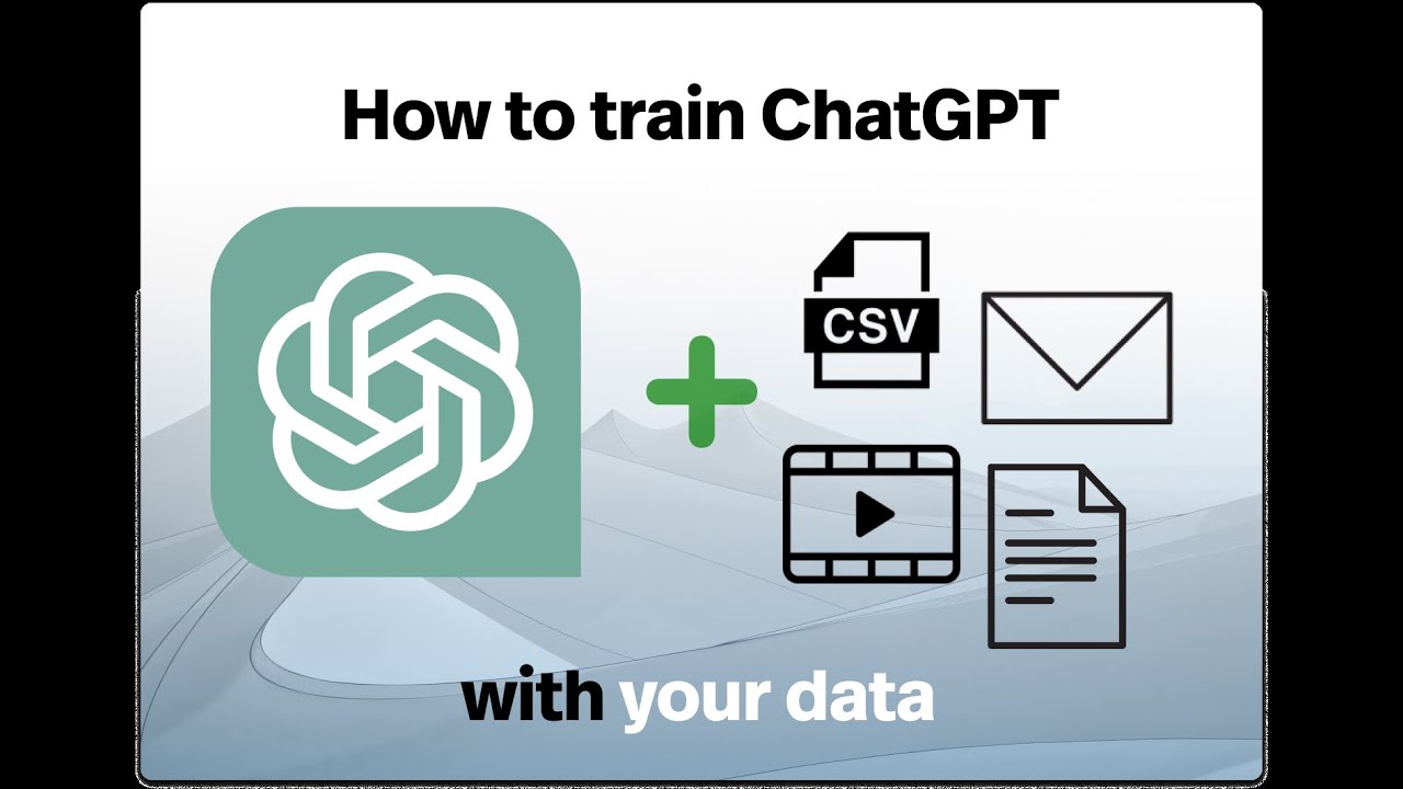How to train ChatGPT on your own data - (2024)