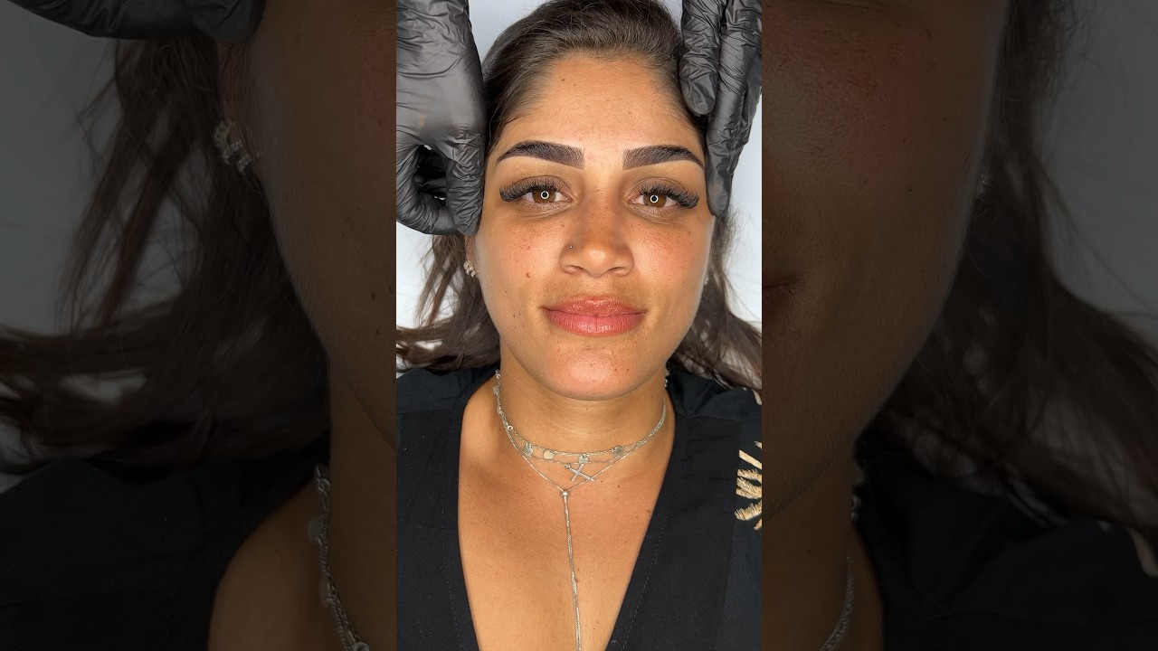 O processo do procedimento ❤️‍🔥🔥 #sobrancelhas #micropigmentação #antesedepois