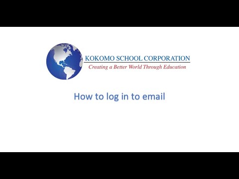 How to: Login into Outlook (Email) for the first time.