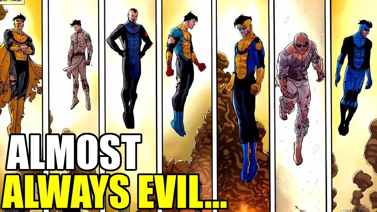 Why Mark Grayson is Almost ALWAYS Evil In the Multiverse (99.9%) - INVINCIBLE EXPLAINED