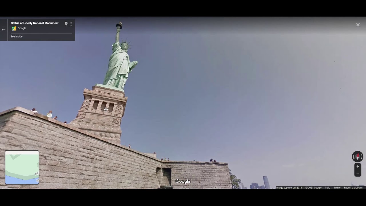 Google Maps Split Screen Web UI Street View and Map View