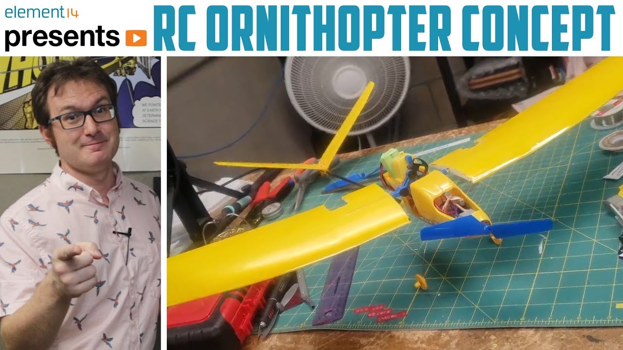 RC Ornithopter Concept -- Episode 405 - element14 Community