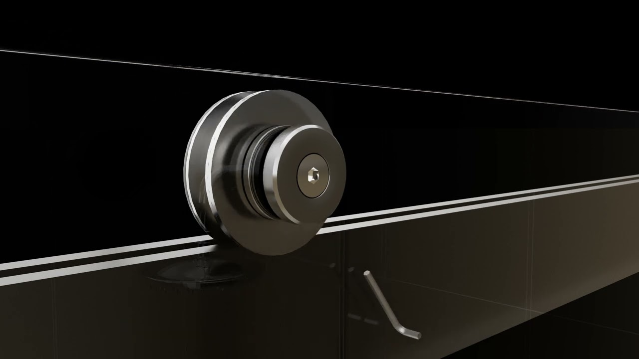 MCOCOD® DS13 Shower Door - Installation Guide - Soft-Closing Double Sliding Frameless Shower Door