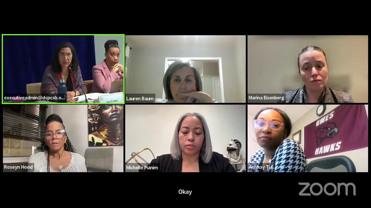 DC PCSB October 2024 Board Meeting