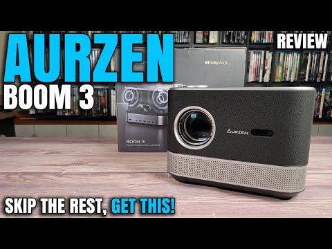 MUCH Better Than I Expected! | Aurzen Boom 3 Portable Projector Review