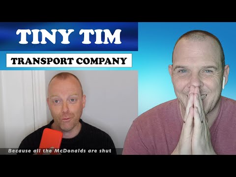 Tiny Tim calling a Transport company  [ REACTION ]