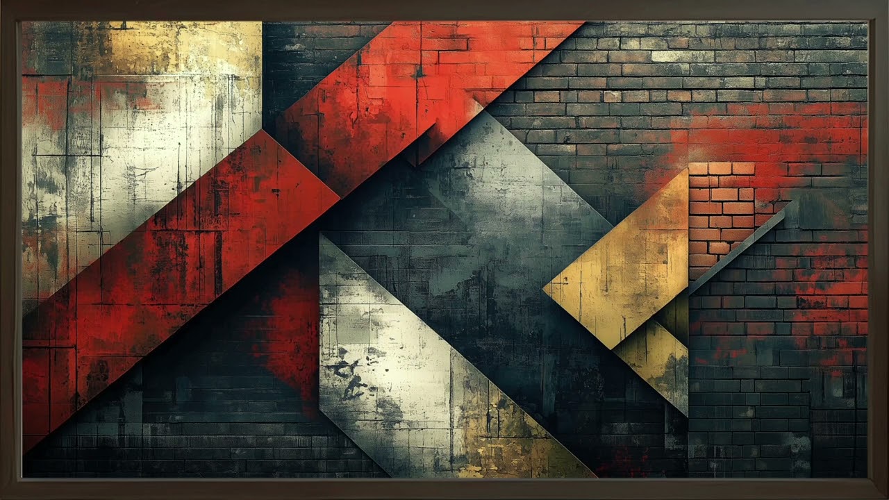 📺 Urban Grunge Aesthetic | 4K Digital Art for Trendy TV Displays