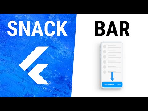 Flutter SnackBar Widget