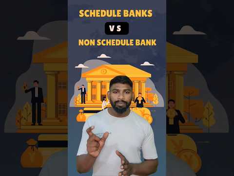 Difference between Schedule and Non Schedule Banks/Schedule banks vs non Schedule Banks #banking