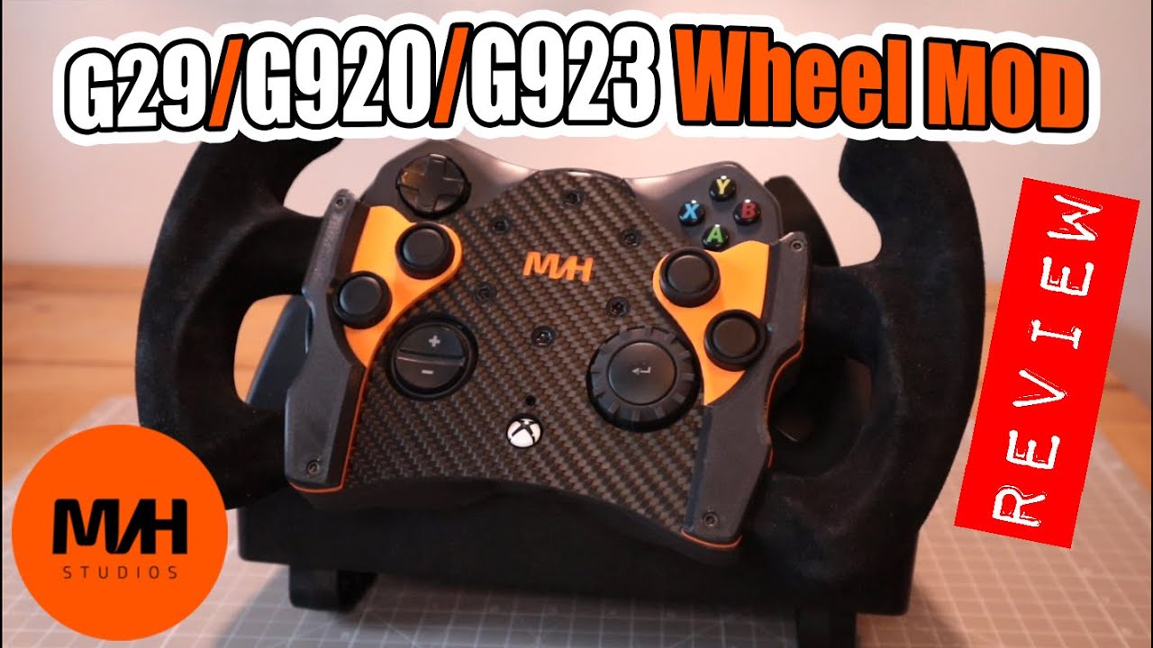 AMAZING! Logitech G29/G920/G923 Wheel Mod! MVH Studios Logitech GT Series One [REVIEW]