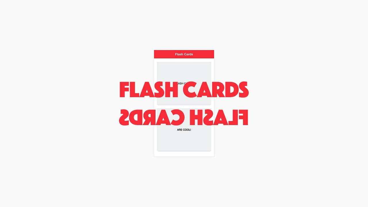 Build a Custom Flash Card Component in Ionic
