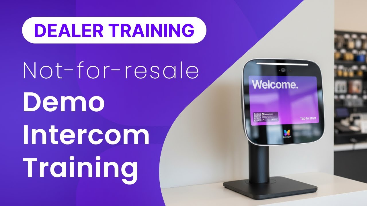 Not-for-resale Demo Intercom Training