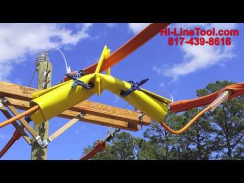 Jumper-Aid™ Supports a Jumper Wire During Utility Power Pole Work – Hi ...